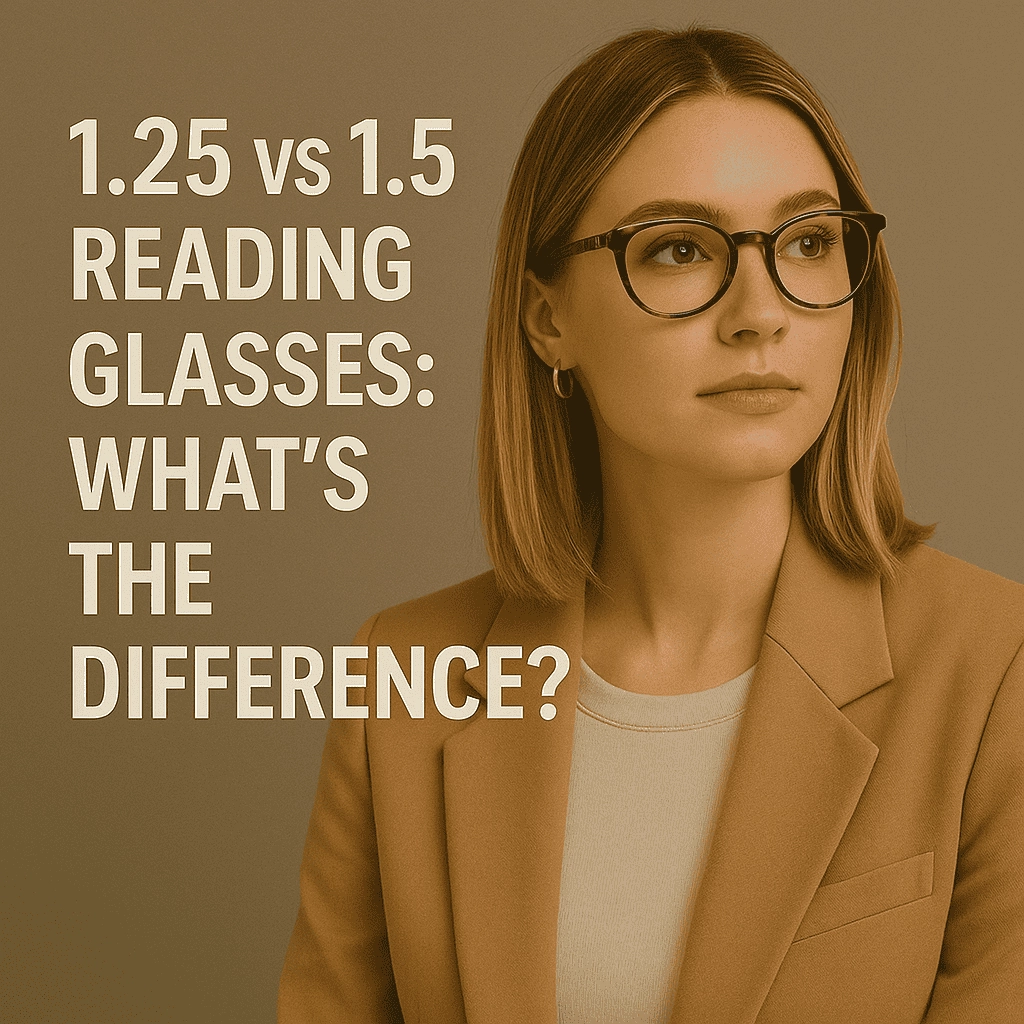 1.25 vs 1.5 Reading Glasses: What’s the Difference? - Professional Custom Eyewear Manufacturer ...